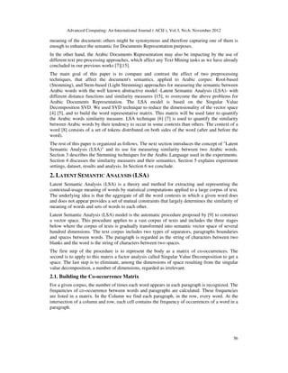 A COMPARATIVE STUDY OF ROOT-BASED AND STEM-BASED APPROACHES FOR MEASURING THE SIMILARITY BETWEEN ...