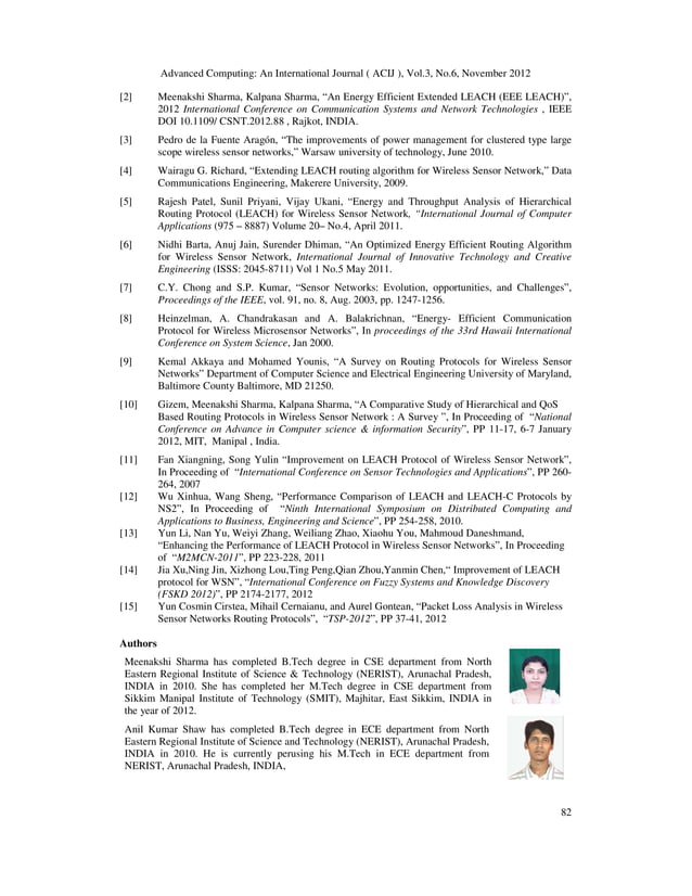 Transmission Time and Throughput analysis of EEE LEACH, LEACH and Direct Transmission Protocol ...