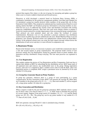 A SECURE KEY TRANSFER PROTOCOL FOR GROUP COMMUNICATION | PDF