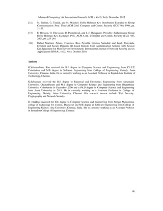 A SECURE KEY TRANSFER PROTOCOL FOR GROUP COMMUNICATION | PDF