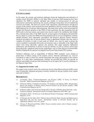 WIRELESS SENSOR NETWORK IN NIGER DELTA OIL AND GAS FIELD MONITORING ...