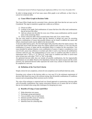 THE APPLICATION OF CAUSE EFFECT GRAPH FOR THE COLLEGE PLACEMENT PROCESS | PDF