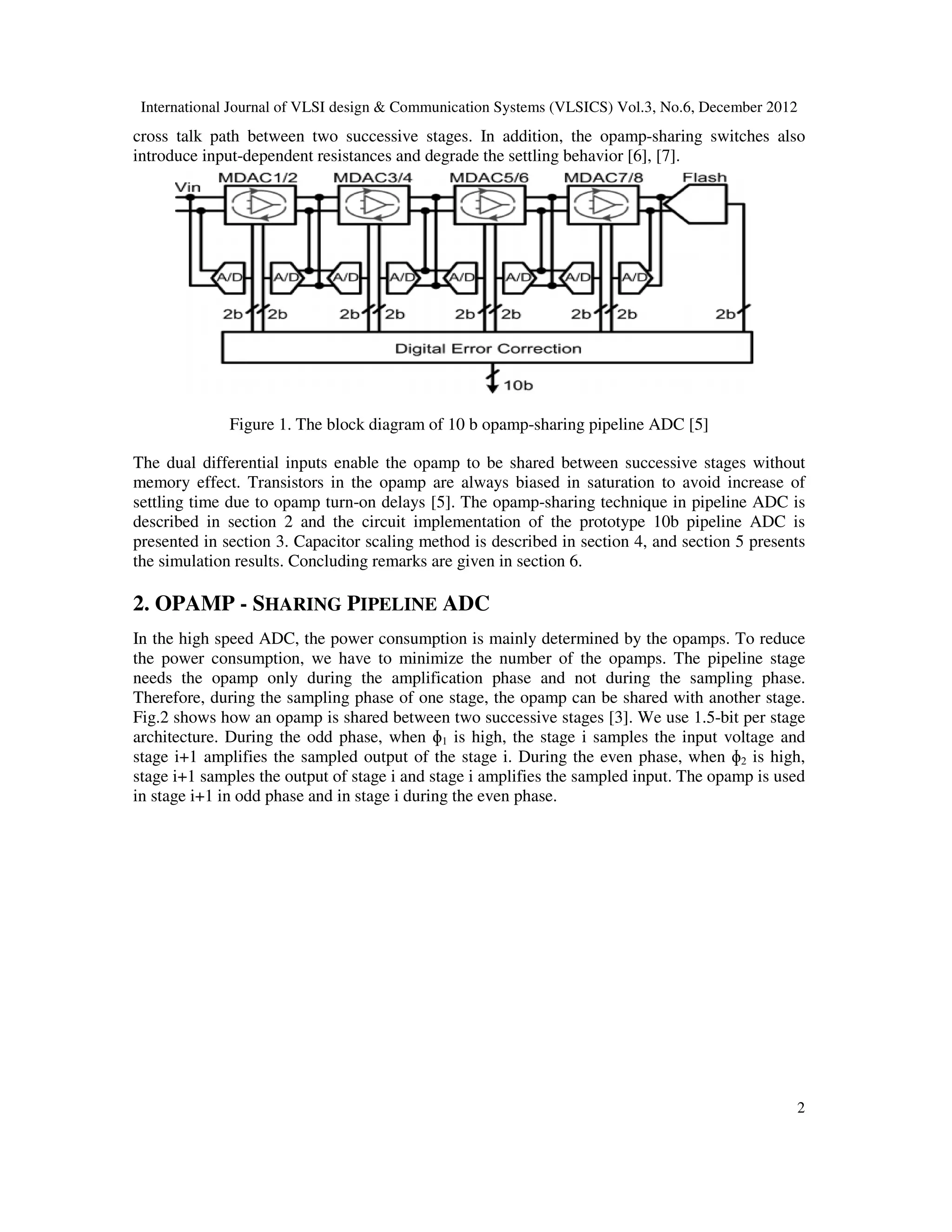 A 10 Bit 200mss Cmos Pipeline Adc Using New Shared Opamp Architecture