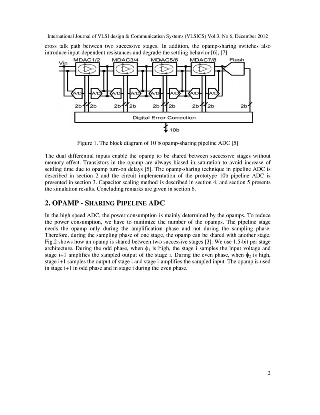 A 10-bit, 200MS/s CMOS Pipeline ADC using new shared opamp architecture | PDF