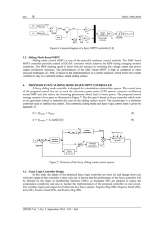 Fuzzy Sliding Mode Control for Photovoltaic System | PDF