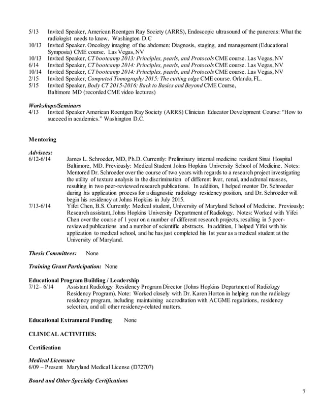 Raman CV Hopkins format 10-6-2015 | PDF
