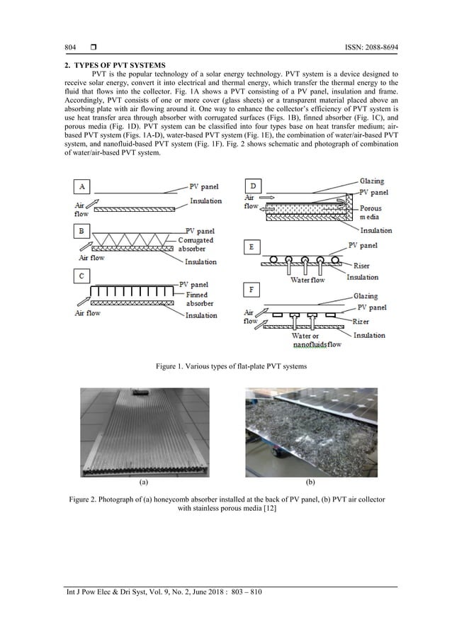 R&D of Photovoltaic Thermal (PVT) Systems: an Overview | PDF