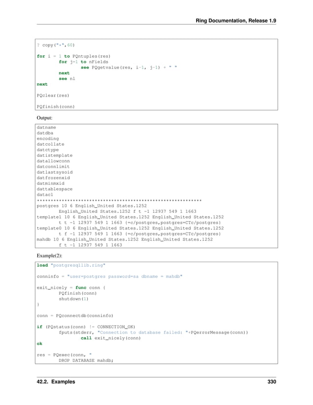 The Ring programming language version 1.9 book - Part 37 of 210 | PDF