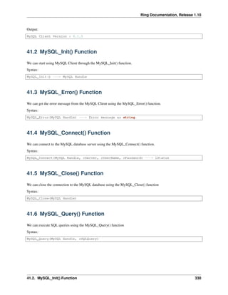 The Ring programming language version 1.10 book - Part 37 of 212 | PDF