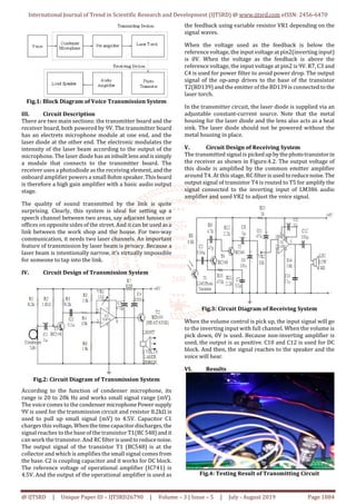 Voice Transmission System Based on Laser Torch | PDF