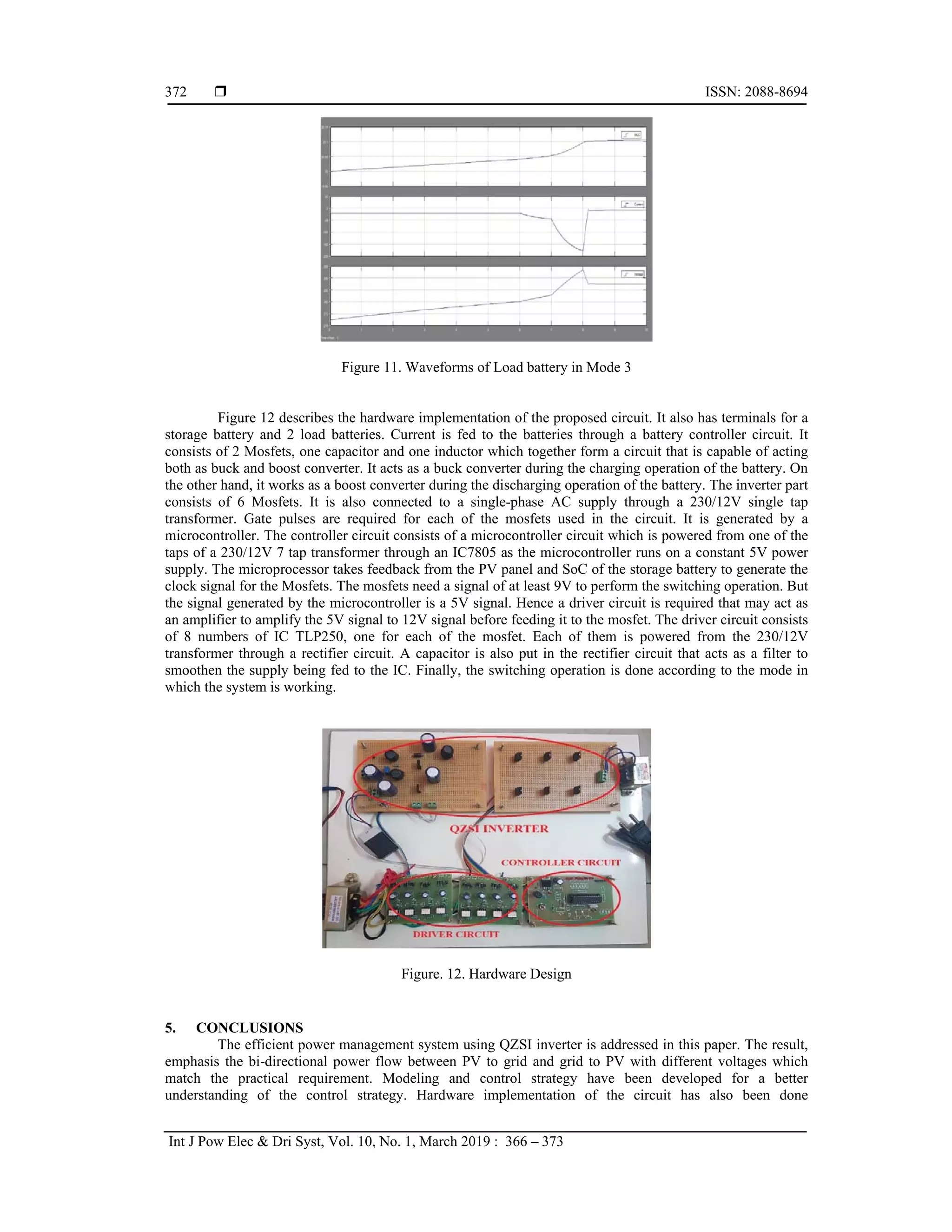 Implementation of quasi-z source inverter for grid connected PV based charging station of ...