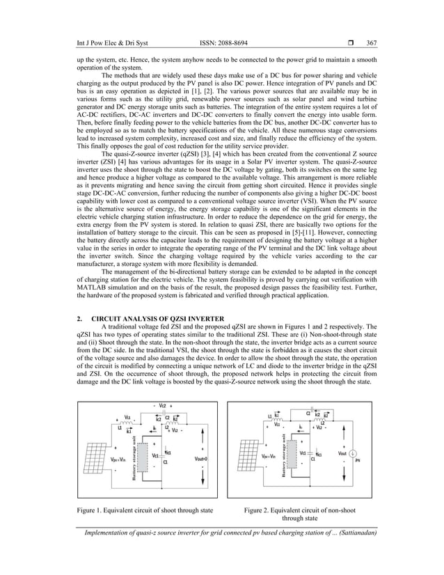 Implementation Of Quasi Z Source Inverter For Grid Connected Pv Based