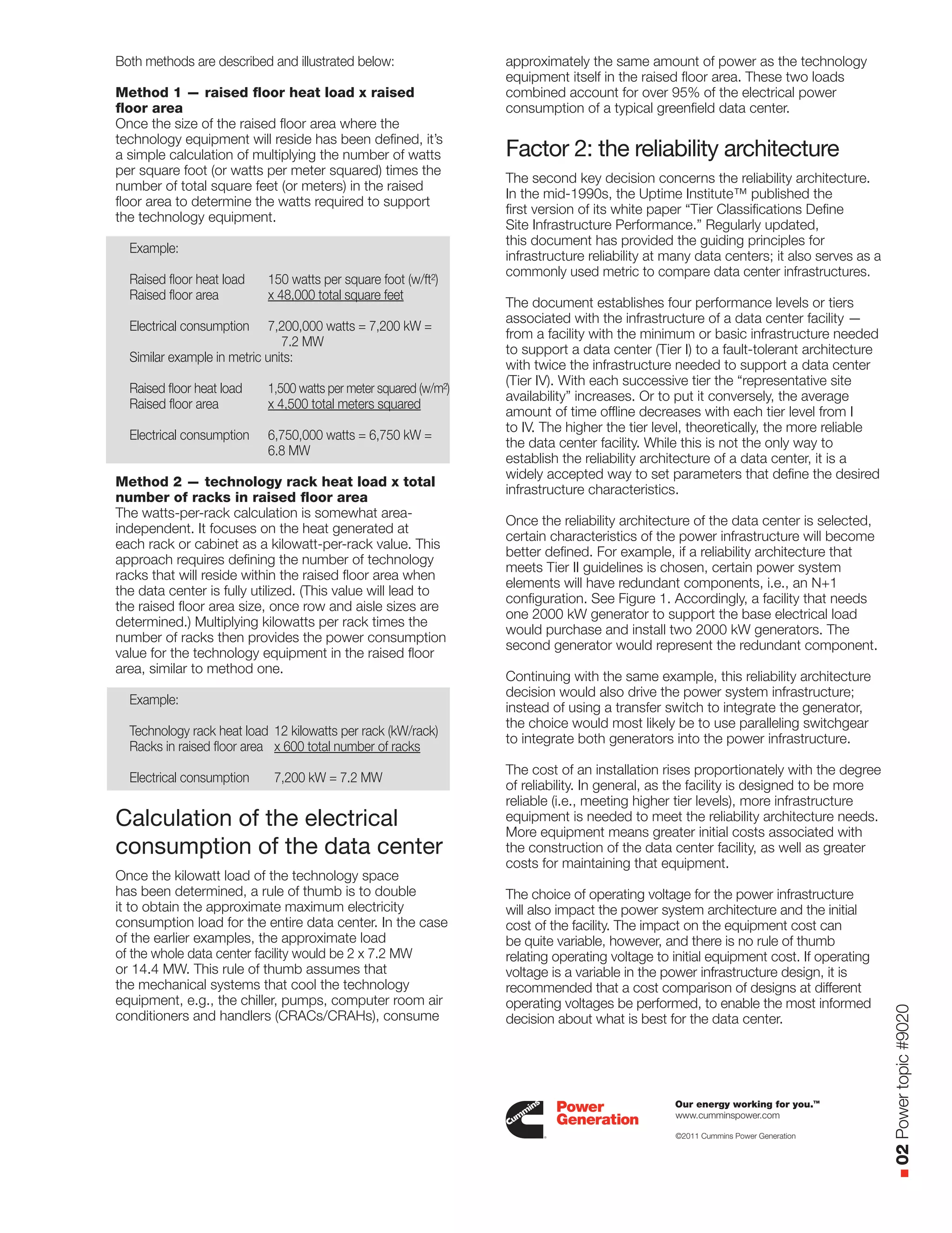 White Paper-Data Centers Design Decisions | PDF