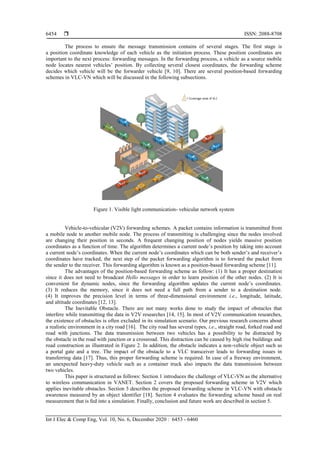 The feasibility of obstacle awareness forwarding scheme in a visible light communication ...