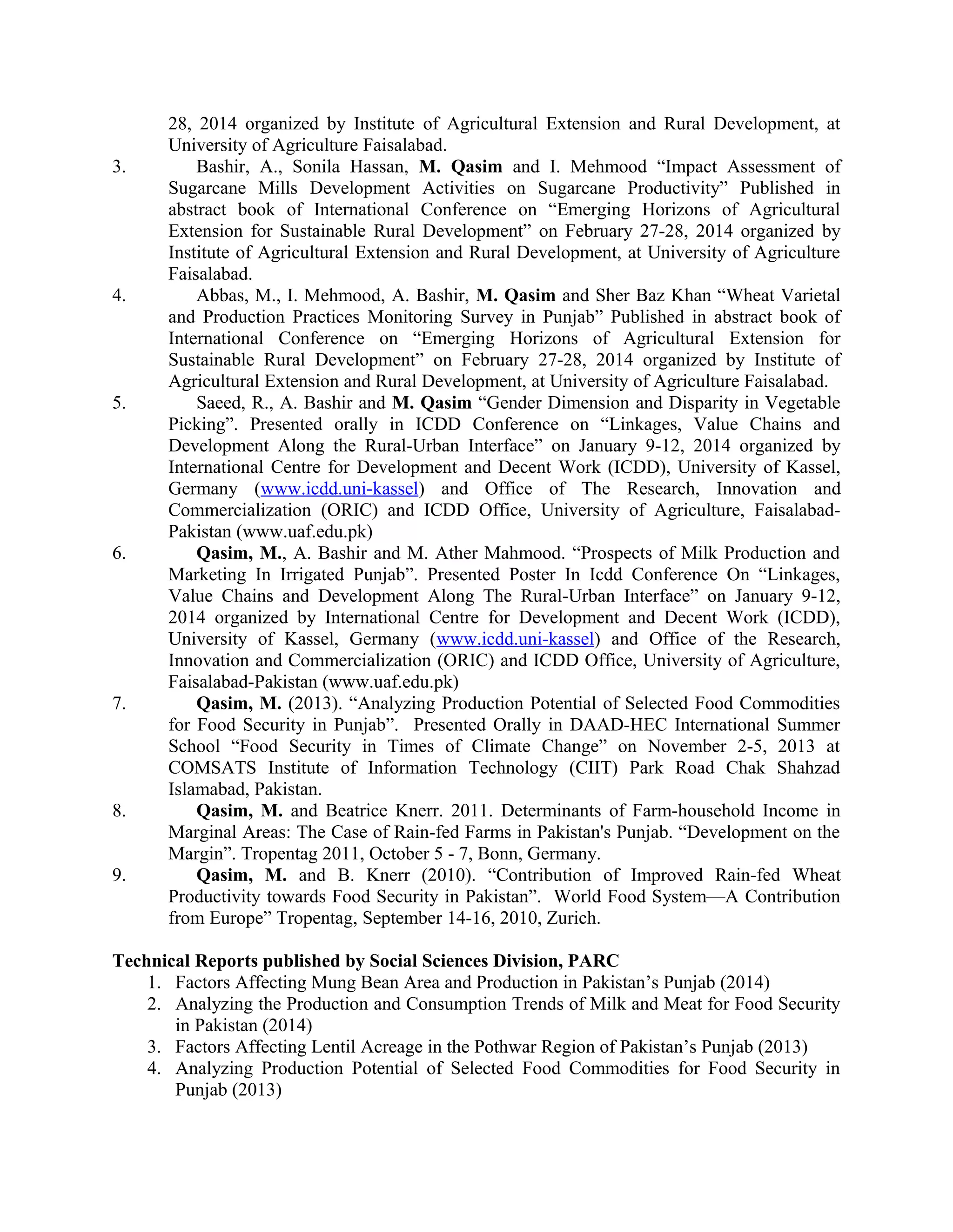 Qasim cv 18-08-15 | PDF
