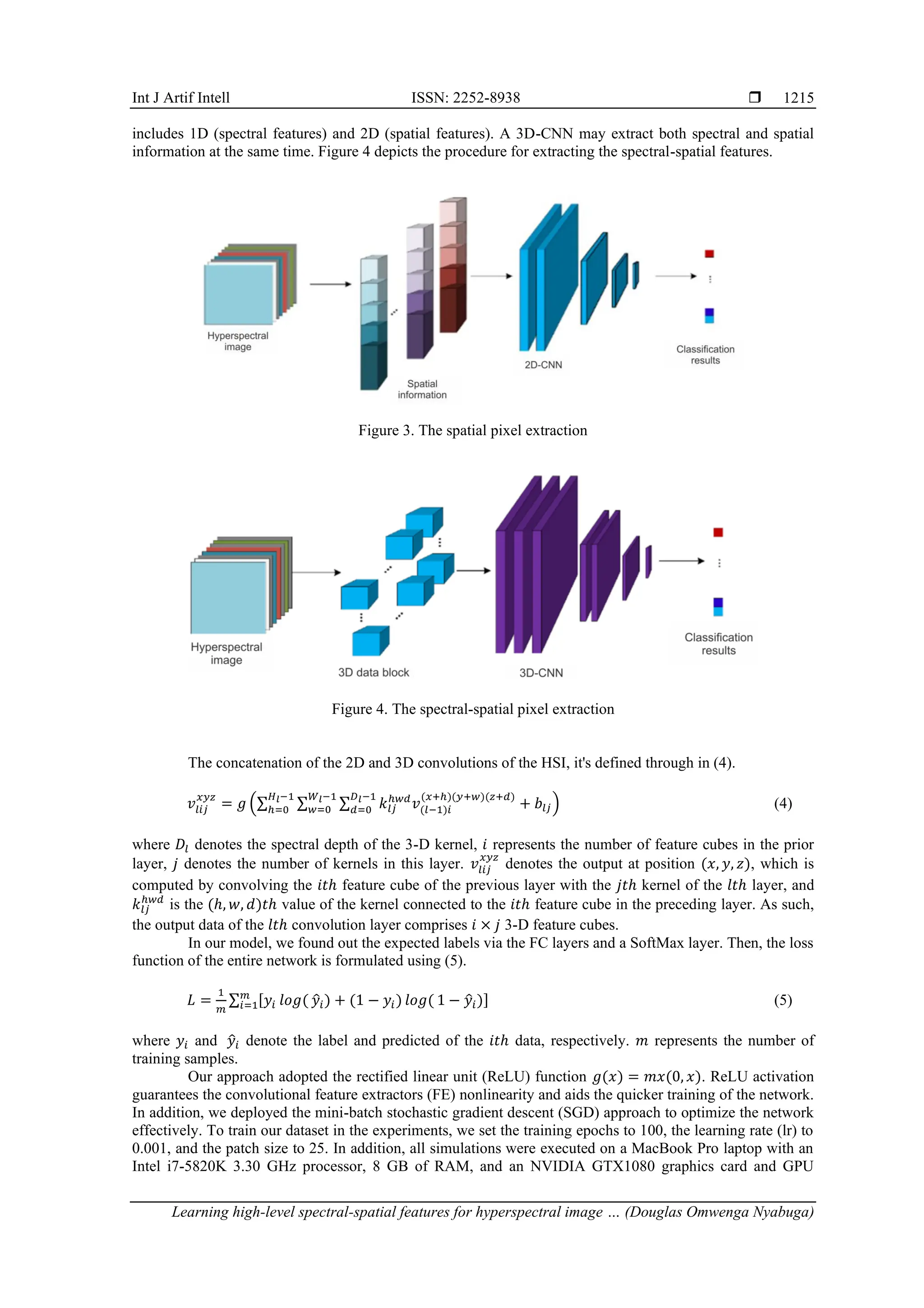 Learning high-level spectral-spatial features for hyperspectral image ...