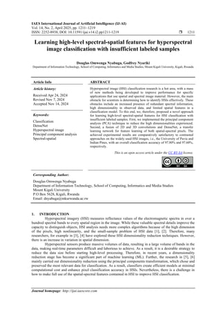 Learning high-level spectral-spatial features for hyperspectral image ...
