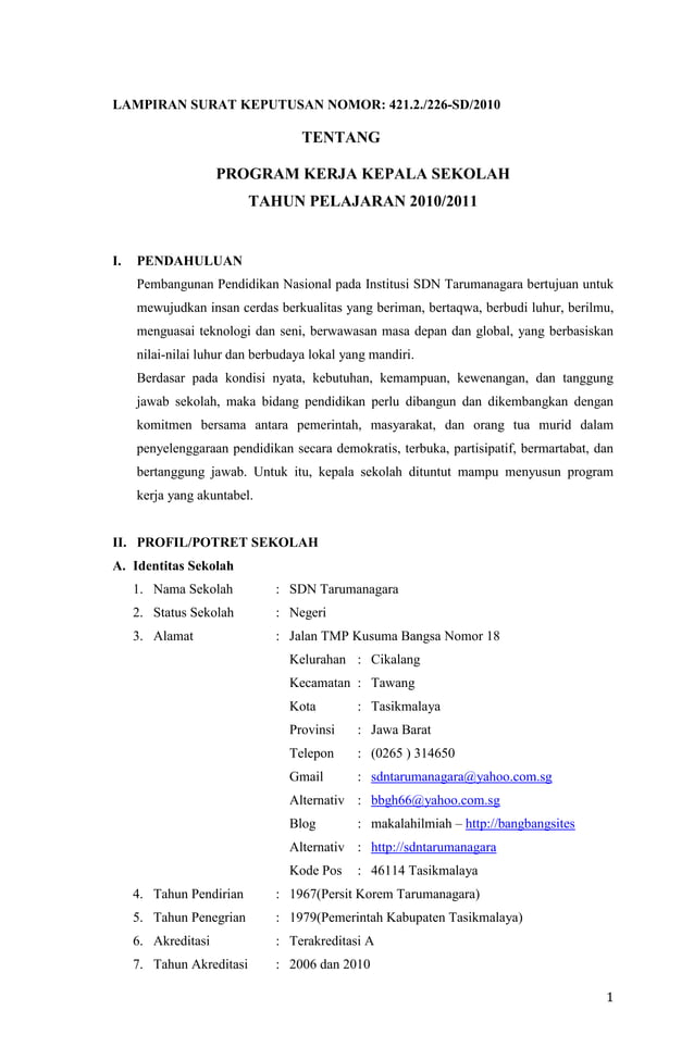 36261107 program-kerja-kepala-sekolah-2010-2011 | DOCX