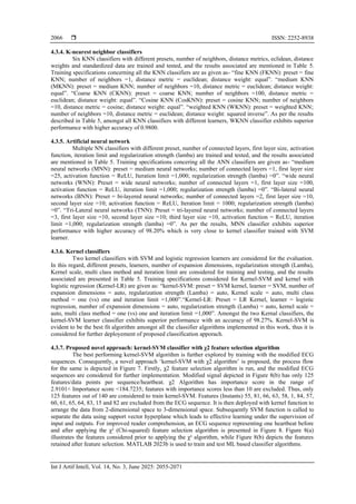 Electrocardiogram sequences data analytics and classification using unsupervised and supervised ...