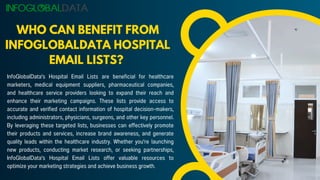 Who Can Benefit from InfoGlobalData Hospital Email Lists? | PPT