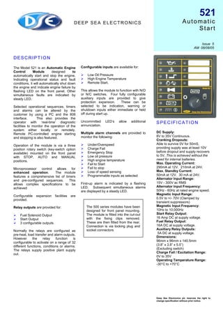 dse521-data-sheet-pdf | PDF