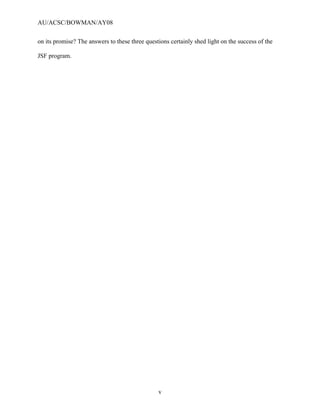 Scorecard - A Case study of the Joint Strike Fighter Program | PDF