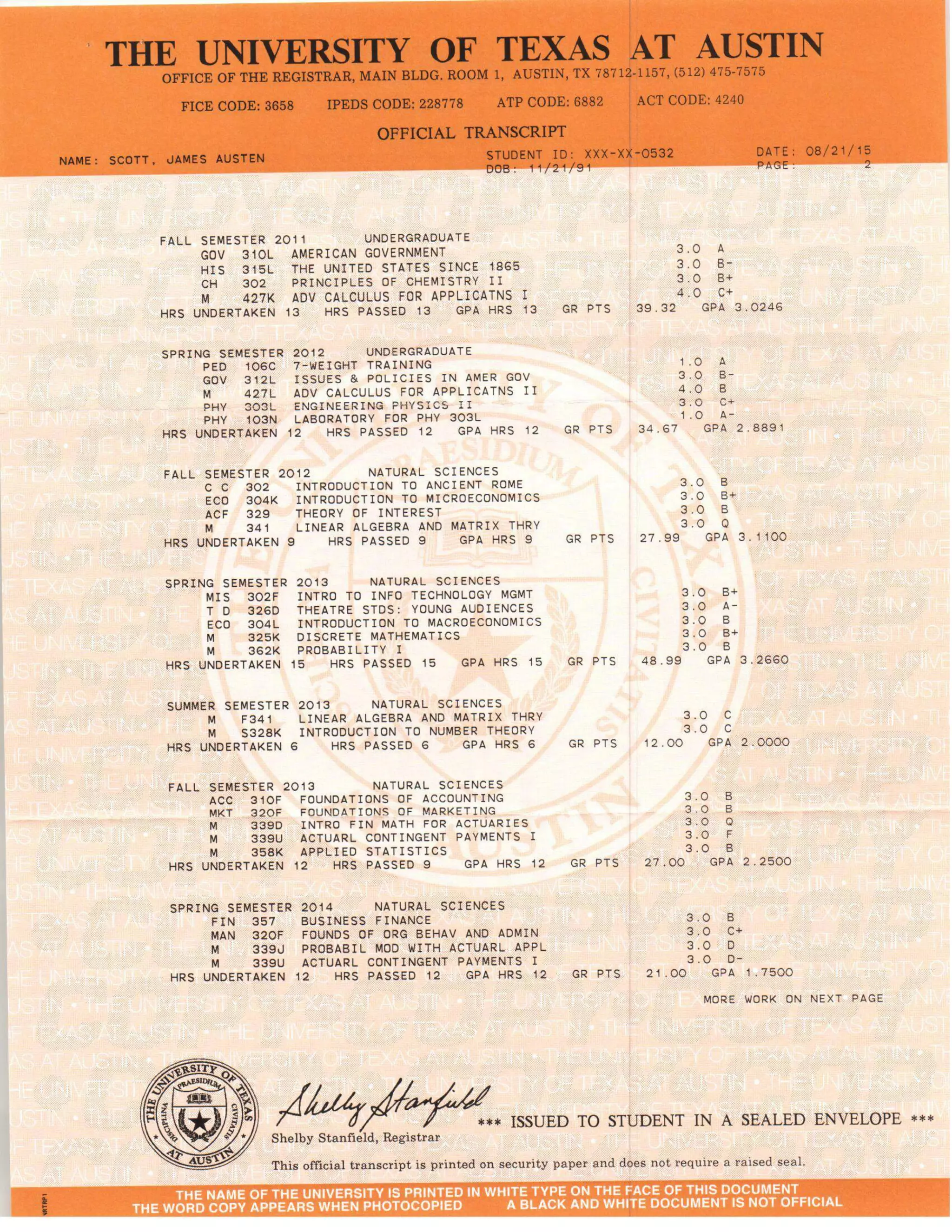 james transcript | PDF