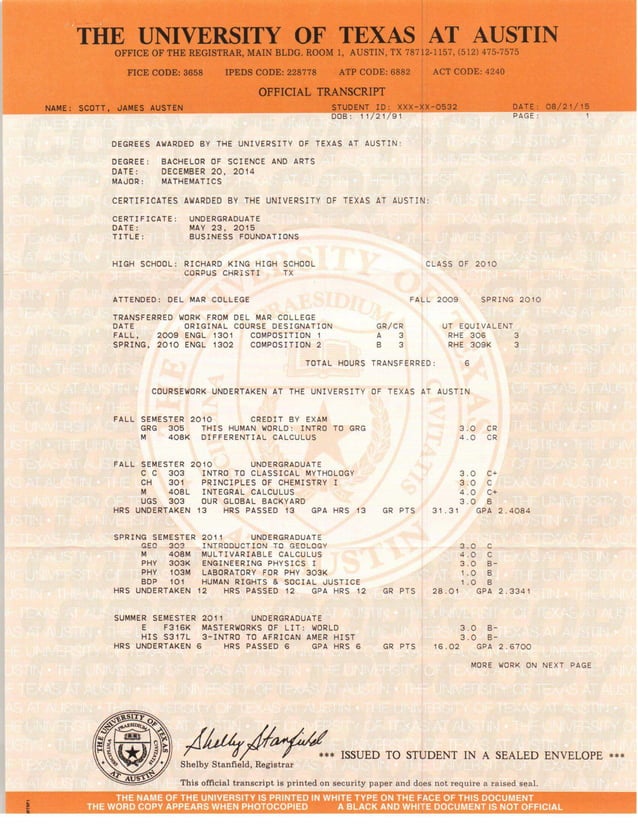 james transcript | PDF