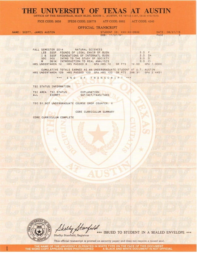 james transcript | PDF