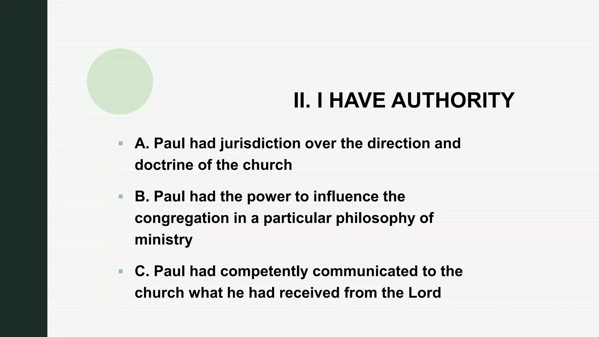 36 2 Corinthians 10:7-11 The Outward Appearance | PPT