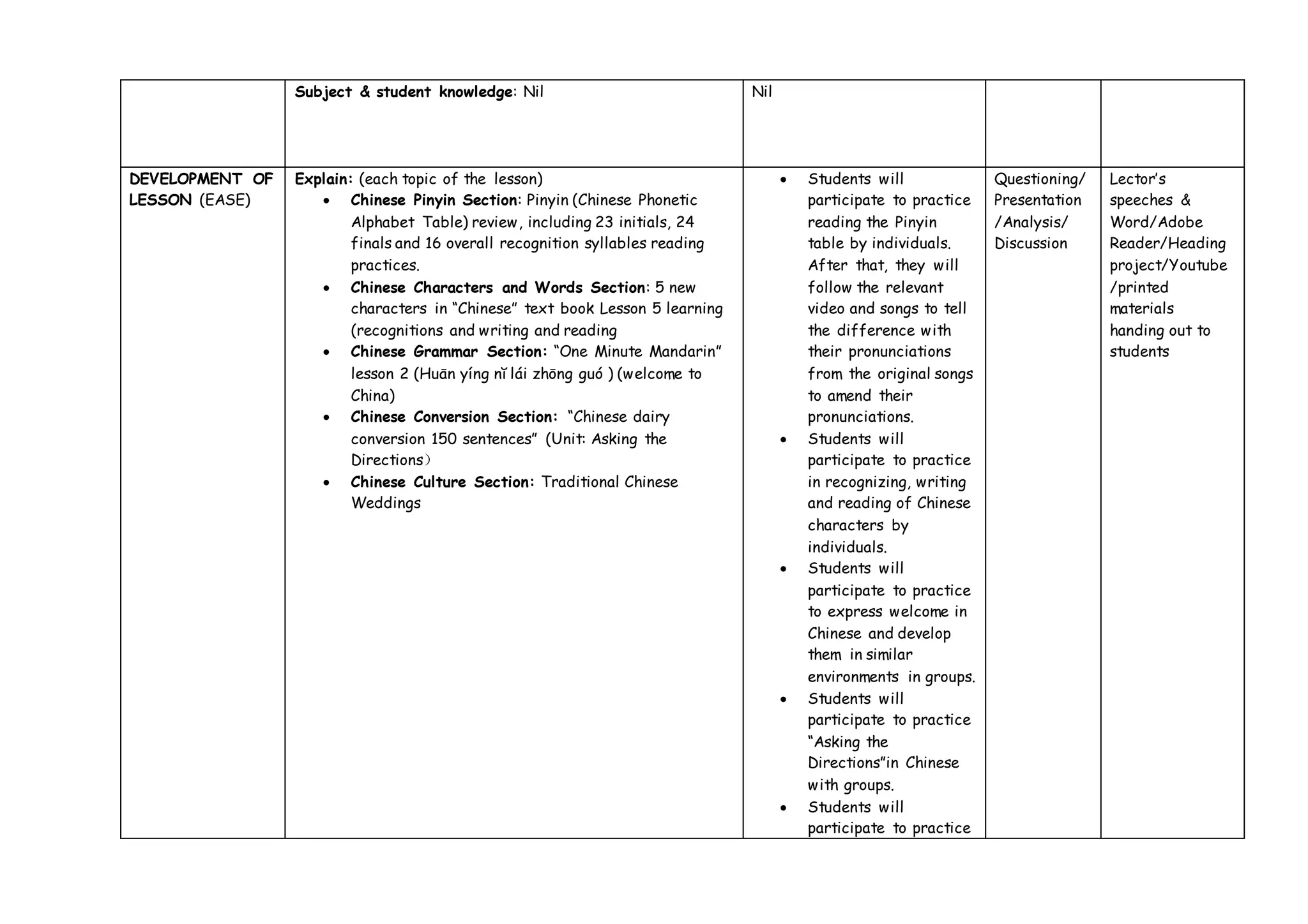 Lesson Plan 20151009-Donald TANG | PPT