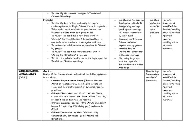 Lesson Plan 20151009-Donald TANG | PPT