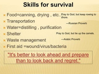 surviving disaster water and waste management | PPT
