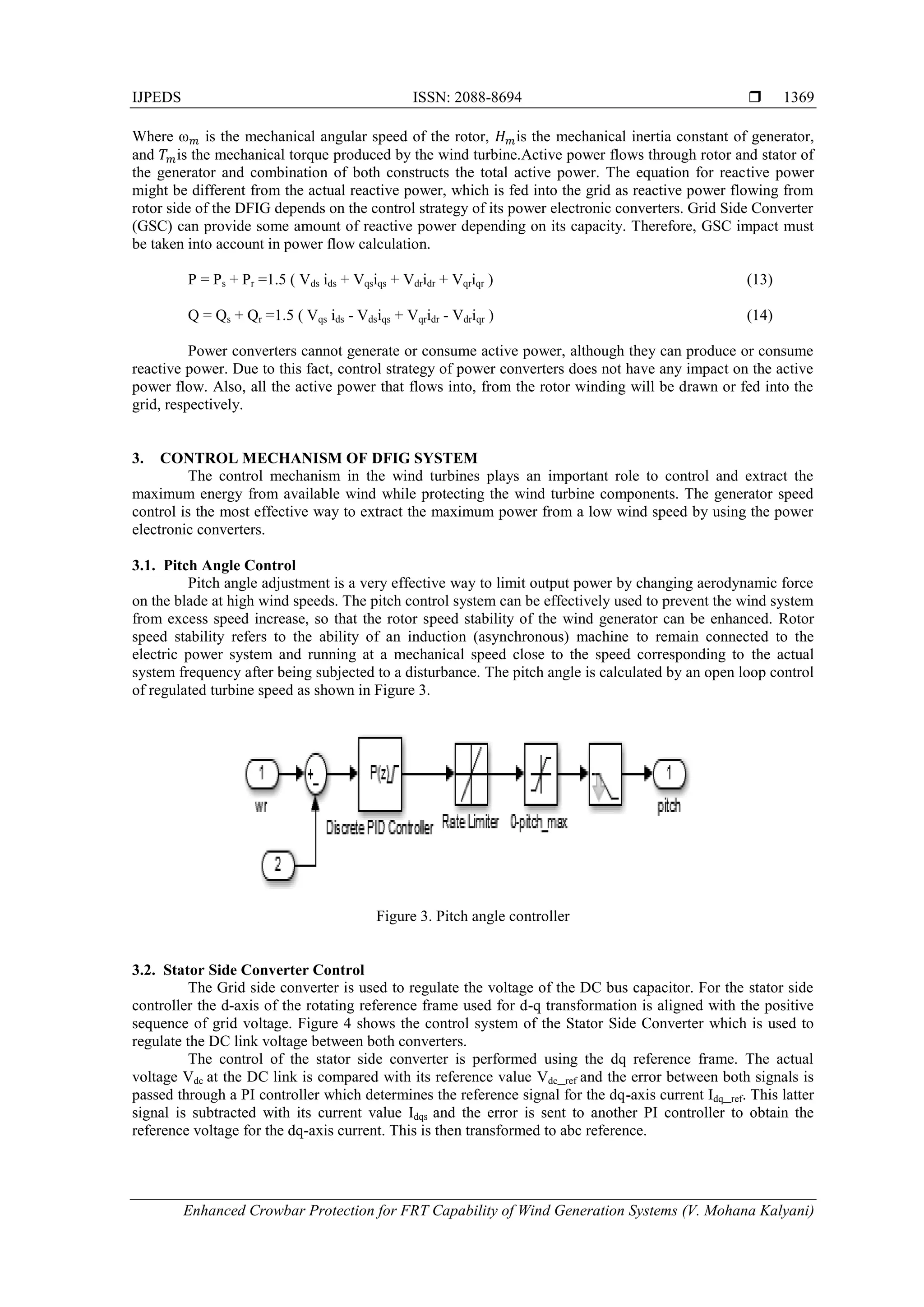 Enhanced Crowbar Protection for Fault Ride through Capability of Wind ...
