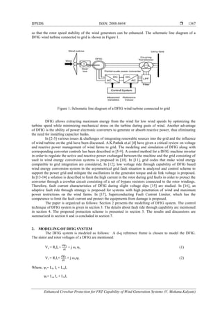 Enhanced Crowbar Protection for Fault Ride through Capability of Wind ...