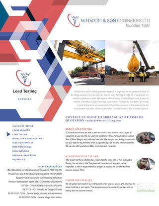 WH Scott - Load Testing | PDF