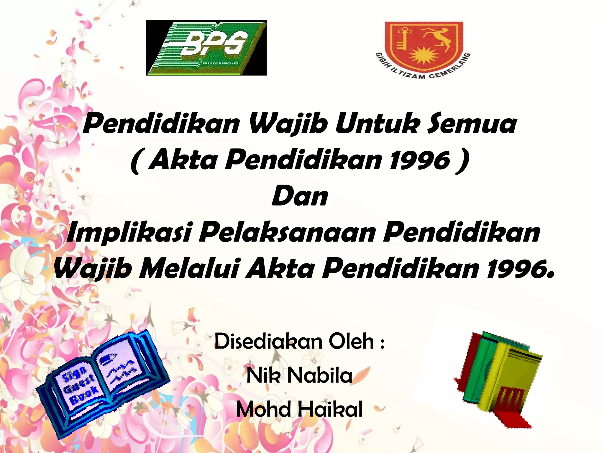 36323067 akta-pendidikan-1996 | PPT