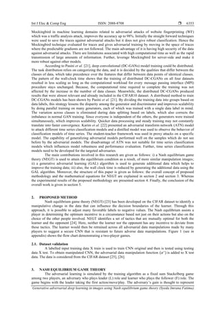 Generative adversarial deep learning in images using Nash equilibrium game theory | PDF ...