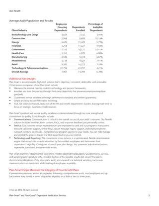 Plan-Smart Dependent Verification Services | PDF | Health Insurance ...