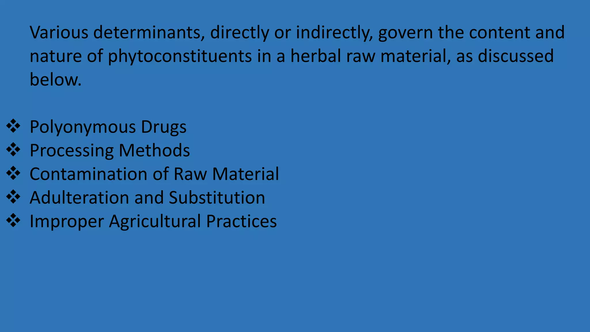 Stability Testing of Phytopharmaceuticals | PPTX