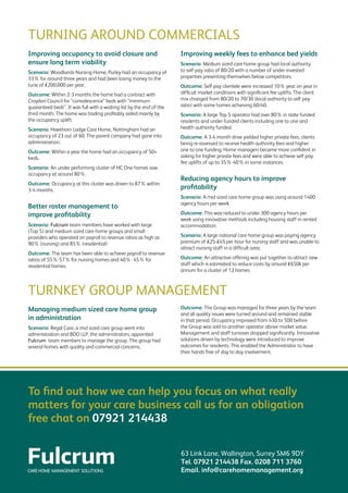 Fulcrum Care Home Management Solutions - October 2016 | PDF