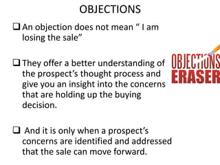 Overcoming Objections Final Ppt