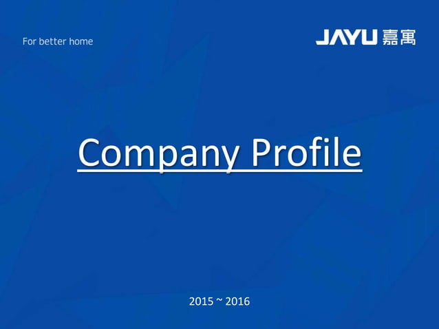 JAYU Compay Profile (English) | PPTX