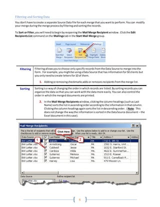 Descending In Microsoft 2010