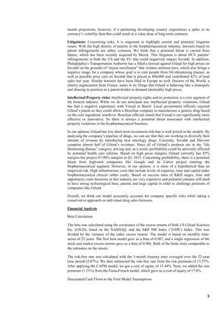 Report on Gilead Sciences | PDF