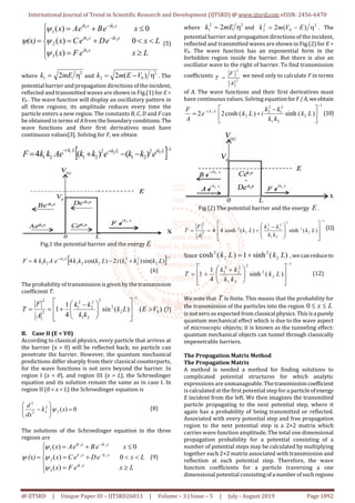 Study on Transmission Probabilities for Some Rectangular Potential Barriers | PDF