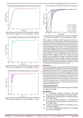 Study on Transmission Probabilities for Some Rectangular Potential ...