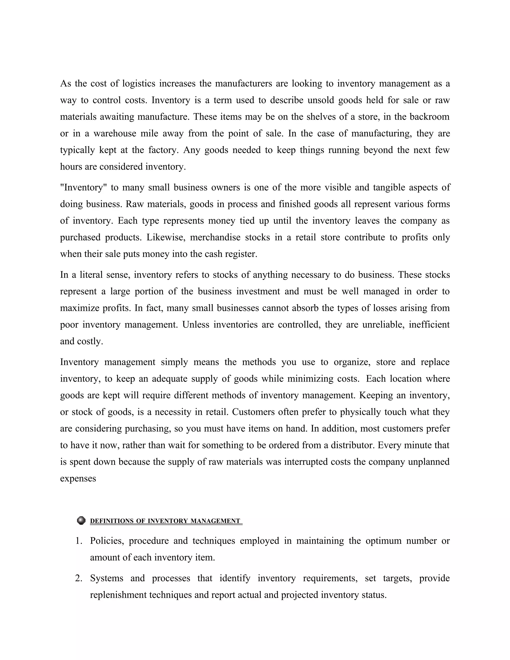 36421186 ranjana-project-report-on-inventory-management | PDF