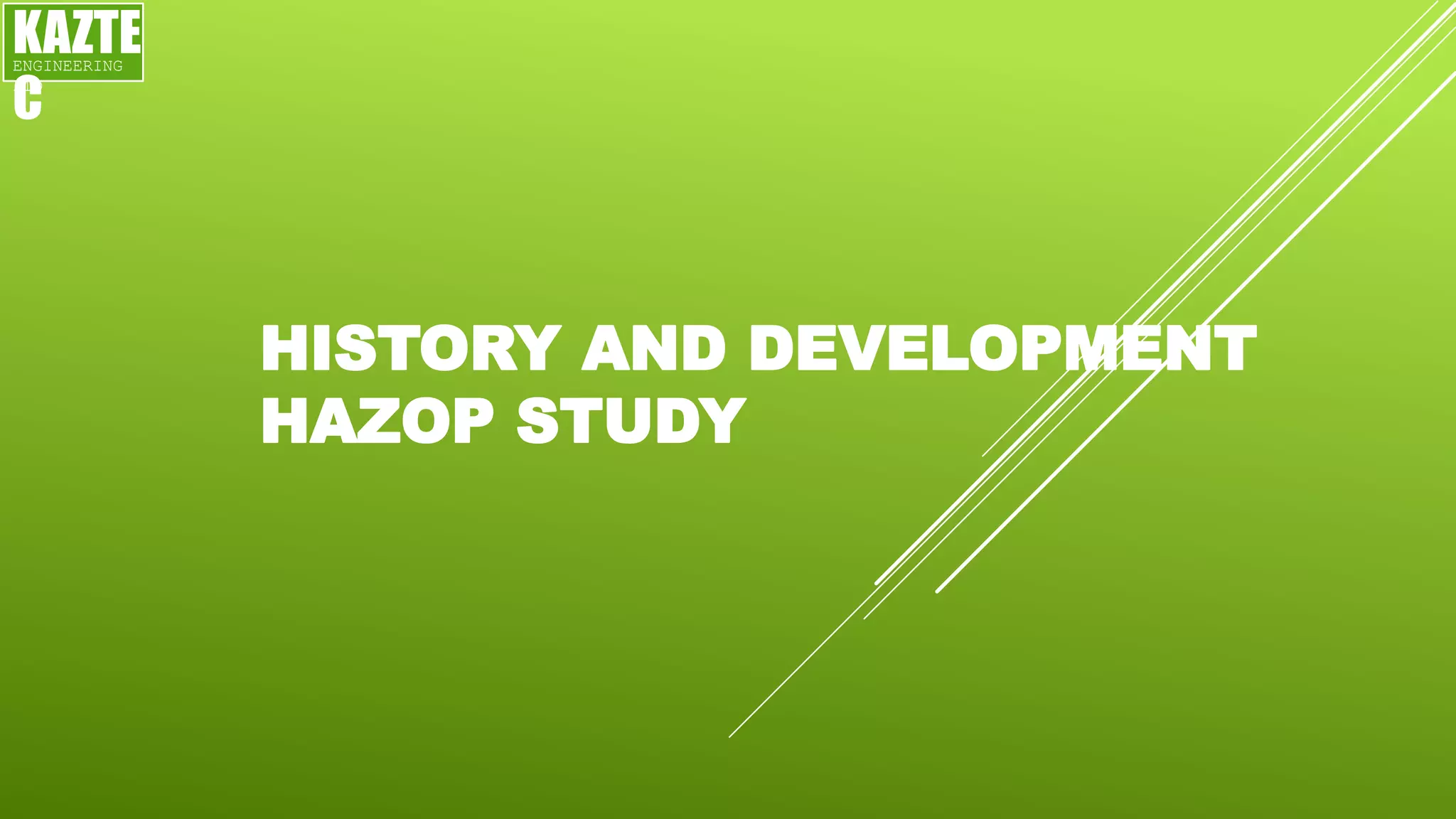HZOP-HAZID Presentation by Tony | PPTX
