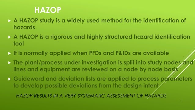 HZOP-HAZID Presentation by Tony | PPTX